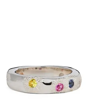 BLEUE BURNHAM Sterling And Sapphire Mycorrhizal Ring