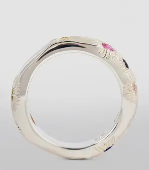 BLEUE BURNHAM Sterling And Sapphire Mycorrhizal Ring