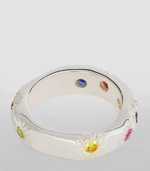 BLEUE BURNHAM Sterling And Sapphire Mycorrhizal Ring