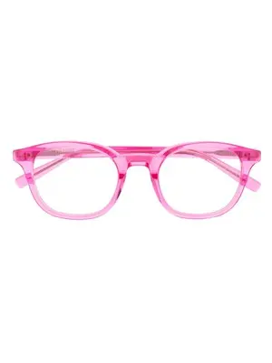 Saint Laurent Transparent Round-frame Glasses