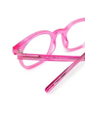 Saint Laurent Transparent Round-frame Glasses