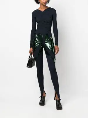 Ottolinger Paneled Sequin Leggings