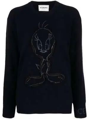 ICEBERG X Looney Tunes Virgin-Wool Jumper