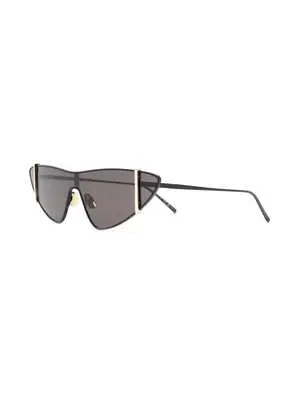 Saint Laurent Oversize-frame Straight-arms Sunglasses