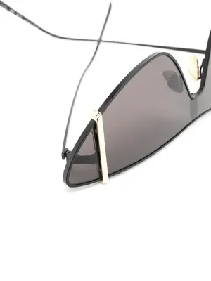 Saint Laurent Oversize-frame Straight-arms Sunglasses