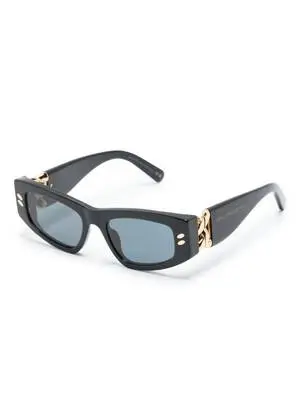 Stella McCartney Chain-link Rectangle Sunglasses
