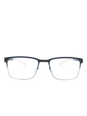 Mykita Rectangle Metal Eyeglasses - Blue