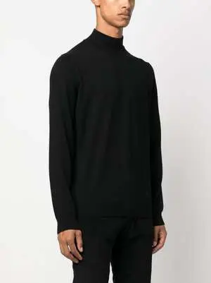 Corneliani High-neck Jumper - Black