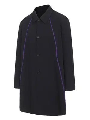 Shanghai Tang Piped-trim Trench Coat