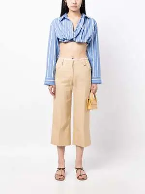 Jacquemus Le Pantalon Cropped Trousers