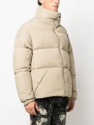 Khrisjoy Stitch-detail Puffer Jacket - Neutrals