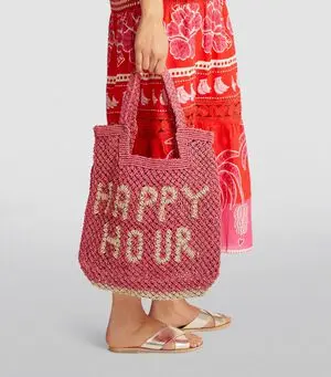 THE JACKSONS Small Happy Hour Tote Bag
