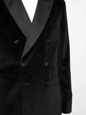 Paul Smith Double-breasted Cotton Blazer