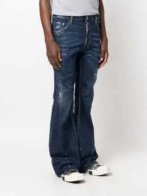 Dsquared2 Mid-rise Flared Jeans - Blue