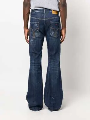 Dsquared2 Mid-rise Flared Jeans - Blue