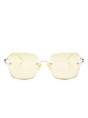 Gucci Square Mirrored Sunglasses