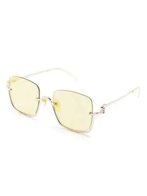 Gucci Square Mirrored Sunglasses