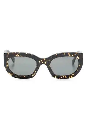 RETROSUPERFUTURE Alva Rectangle Sunglasses - Brown