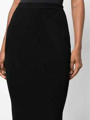 Alexander McQueen Ribbed-knit Pencil Skirt