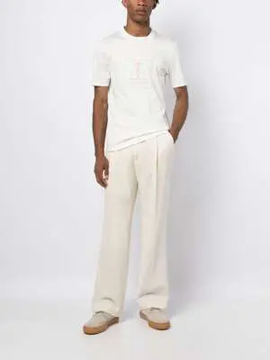 Brunello Cucinelli Graphic-print Cotton T-shirt