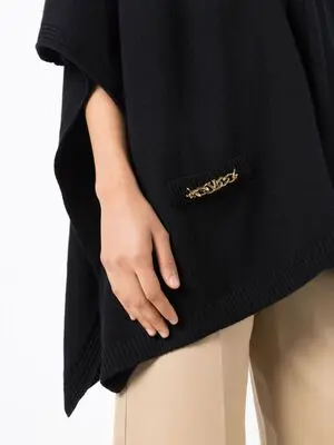 Valentino Garavani Chain-link Cashmere Cape