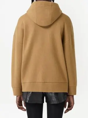 Burberry Oak Leaf Crest Embroidered Oversized Hoodie