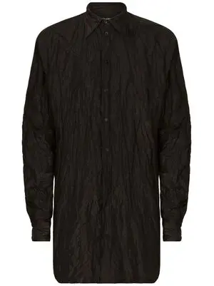 Dolce & Gabbana Crease-effect Long-sleeve Shirt
