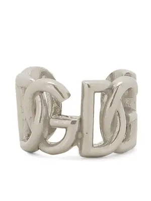 Dolce & Gabbana Logo-lettering Ear Cuff - Grey