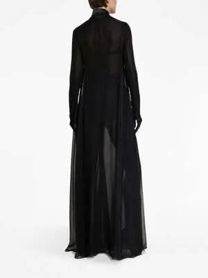 Dolce & Gabbana Wide-leg Stretch-silk Trousers