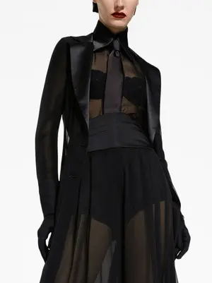 Dolce & Gabbana Wide-leg Stretch-silk Trousers