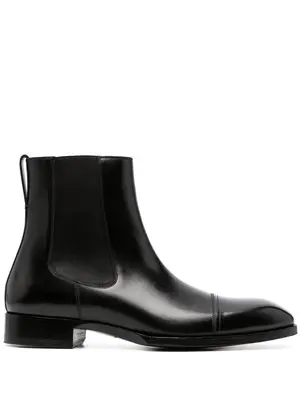 TOM FORD Elkan Leather Chelsea Boots