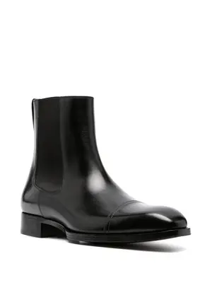 TOM FORD Elkan Leather Chelsea Boots