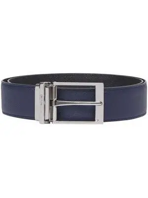 Burberry Reversible Leather Belt - Black