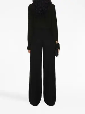 Burberry Pressed-crease Flared Trousers