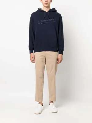 Brunello Cucinelli Slogan-embroidered Cotton Hoodie