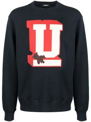 Undercover Graphic-print Cotton Sweatshirt - Blue