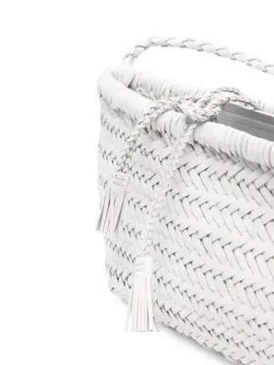 Dragon Diffusion Minsu Woven Shoulder Bag - White