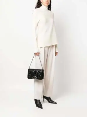 Alexander McQueen The Seal Shoulder Bag - Black