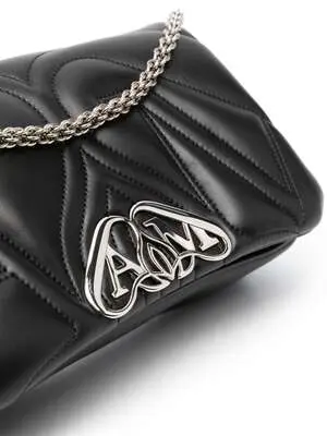 Alexander McQueen The Seal Shoulder Bag - Black