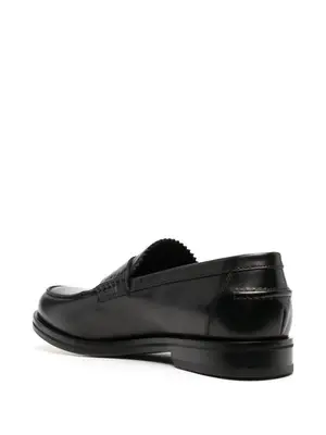 DOUCAL'S Slip-on Penny Loafers - Black