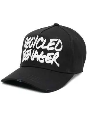 Dsquared2 Slogan Print Cotton Cap