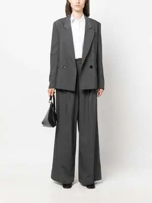 Dorothee Schumacher Double-breasted Virgin Wool-blend Blazer