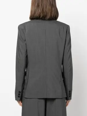 Dorothee Schumacher Double-breasted Virgin Wool-blend Blazer