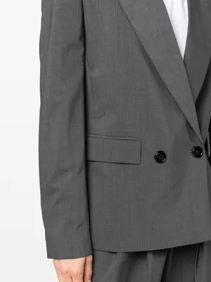 Dorothee Schumacher Double-breasted Virgin Wool-blend Blazer