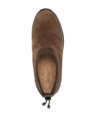 Suicoke Pepper-sev Suede Slippers - Brown