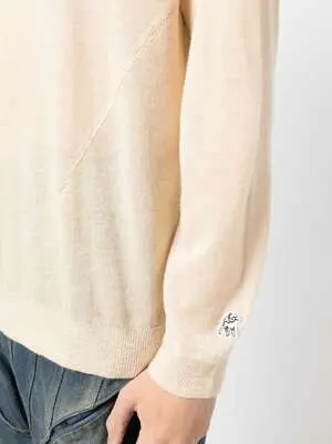 Undercover Logo-patch Cashmere Jumper