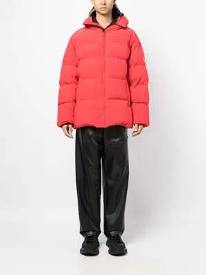 DOUBLET Padded Animal Motif-hoodie Jacket - Red