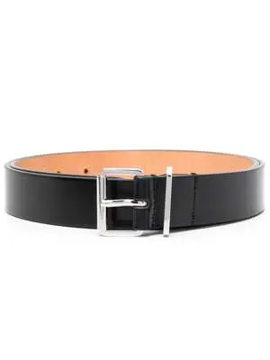 Dsquared2 Debossed-logo Leather Belt - Black