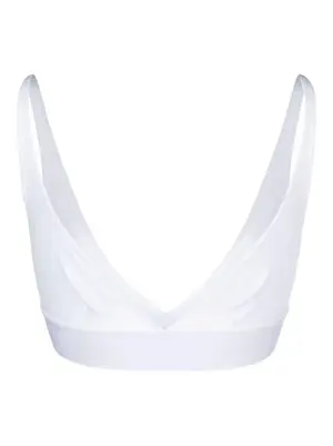 Palm Angels Logo-trim Triangle Bra