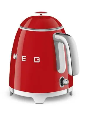 SMEG Mini Stainless Steel Kettle - Red